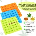 Herbher Leaf Silicone Candy Molds, 102 Cavities, 3 Molds With Dropper ...