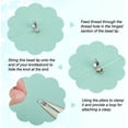 304 Stainless Steel Bead Tips Calotte Ends Clamshell Knot Cover ...