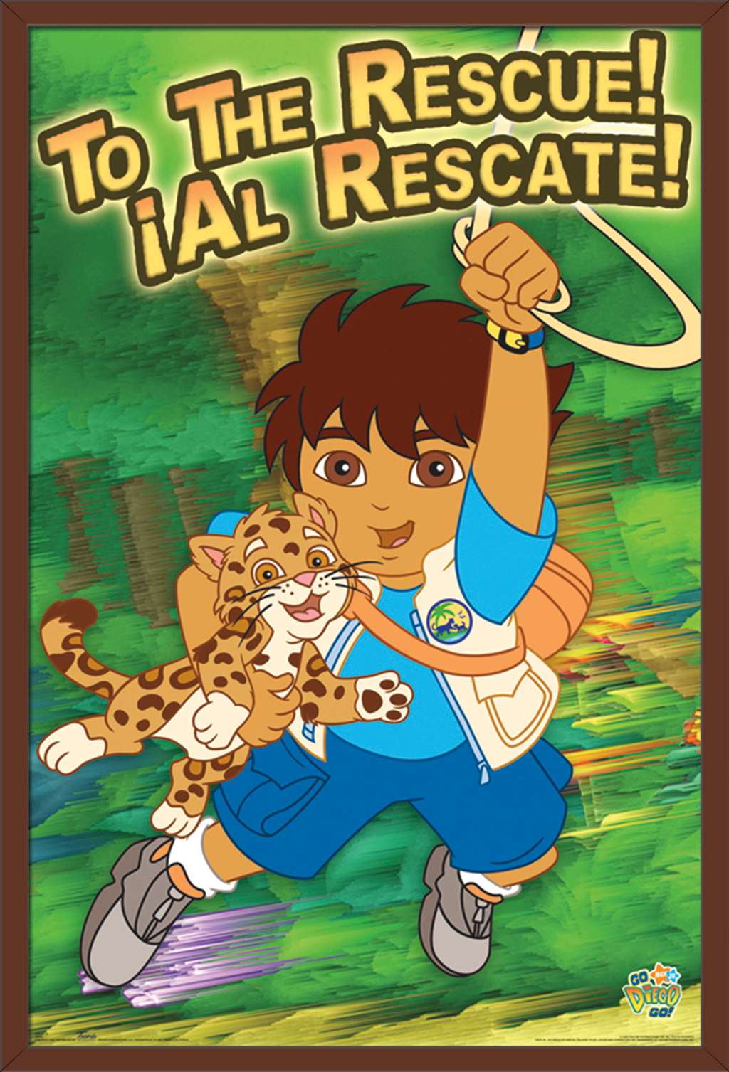 Nick Jr Go Diego Go - To The Rescue Poster - Walmart.com - Walmart.com
