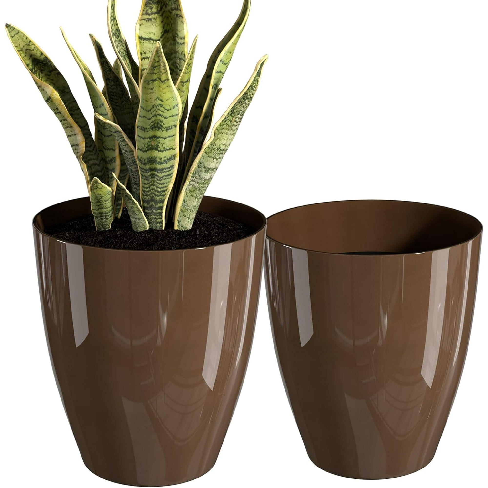 Click here for Qcqhdu Plant Pots Set Of 2 Pack 10 Inch Plant Pot... prices