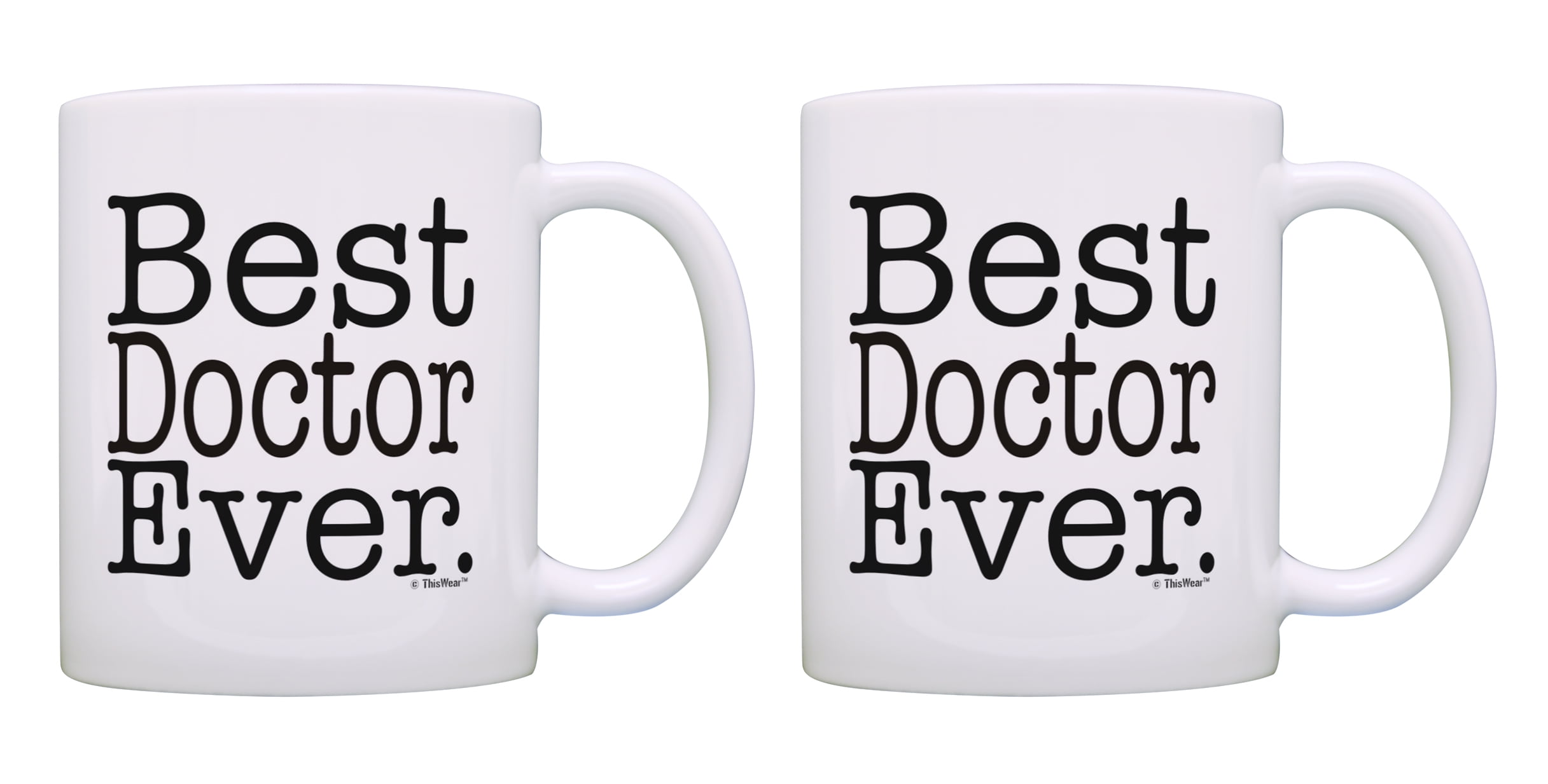 ThisWear Doctor Gifts Best Doctor Ever Dr Mug Set Gifts for Doctors 11 ...