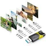 5 Pack USB Flash Drive 64GB USB Drive Retractable Thumb Drive Portable ...