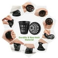 60 Pack 2 Inch Net Cups Slotted Mesh Wide Lip Filter Plant Net Pot ...