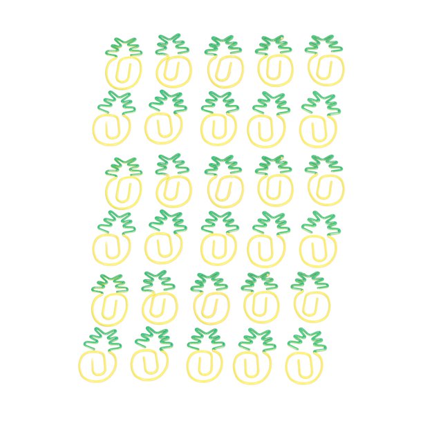 Office Paper Clips, Antirust 100pcs Fruit Paper Clip Lightweight Metal ...