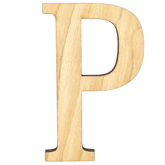 Krafty Supply 2" Tall Greek Wood Letter RHO | 1/4" Thick Birch Plywood ...