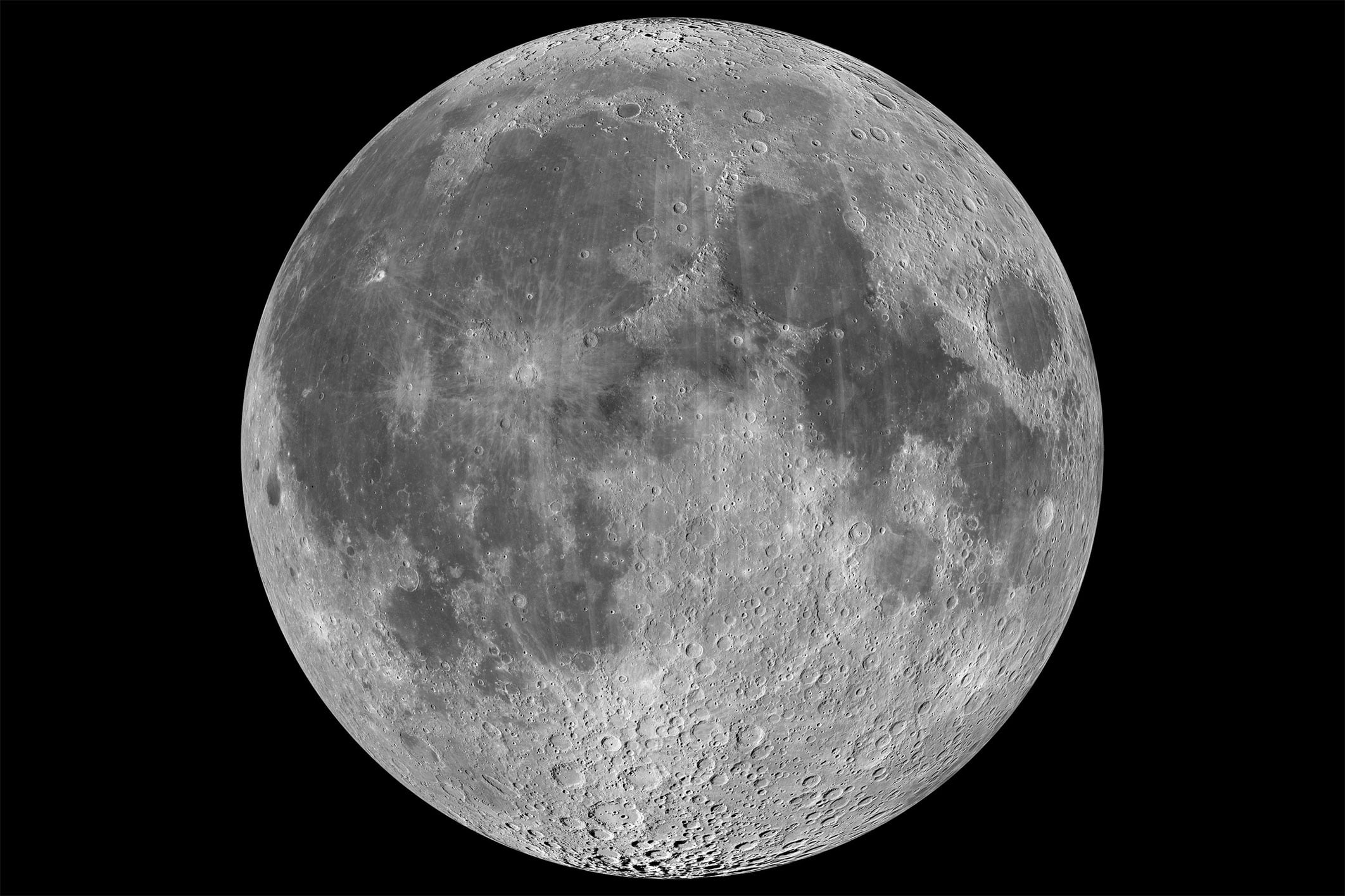 24x36 gallery poster, Near side of the Moon hires - Walmart.com