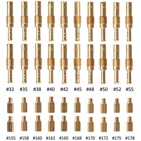 40pcs Carburetor Main Pilot Jet - 20pcs Carburetor Main Jets & 20pcs ...