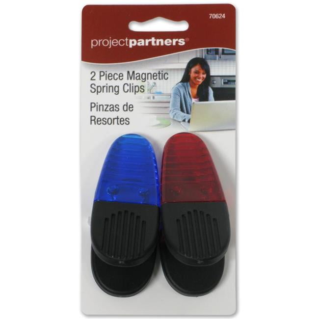 Project Partners 70624 Magnetic Spring Clips - 2 Piece - Walmart.com