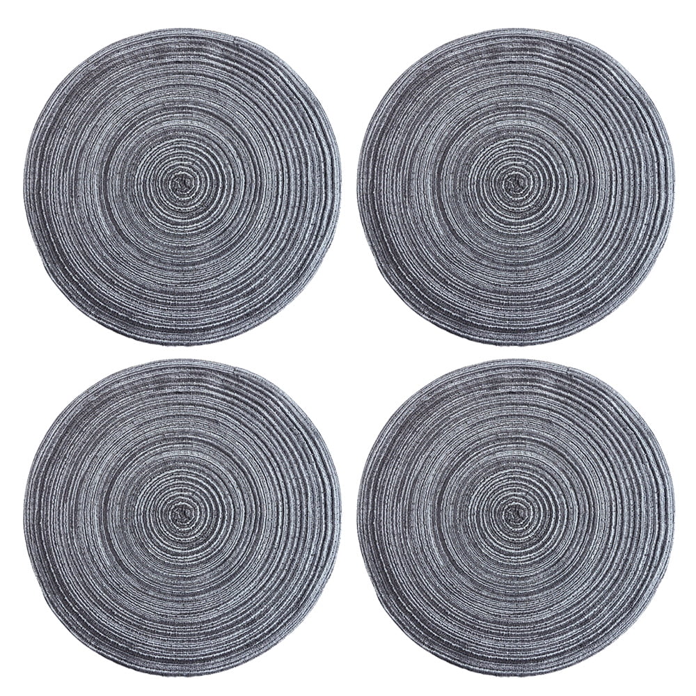 Weave Mat Round Hot Pads for Kitchen Thread Potholders for Hot Dishes ...