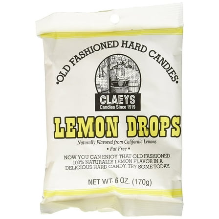Claey's Lemon Drops Candy 14 oz Bulk Bag Old Fashioned Hard Candies ...