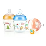 Nuby Natural Touch 6 ounce Bottles 3 Pack with Pacifier, Colors May Vary - Walmart.com