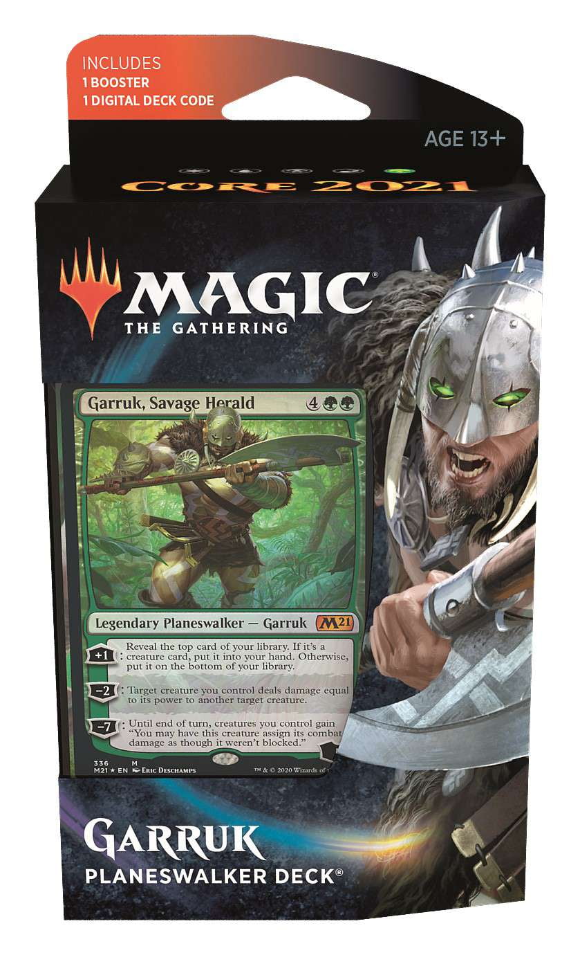 MtG Core 2021 Garruk Planeswalker Deck - Walmart.com