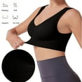 Dianli 3-Pack Seamless Sports Bra Wirefree Yoga Bra With Removable Pads ...