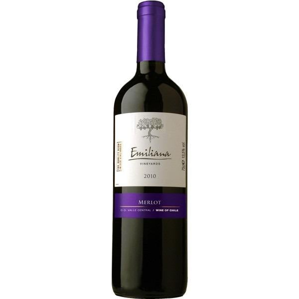 Pack de 6 Vino Tinto Emiliana Merlot 750 ml Merlot | Walmart en línea