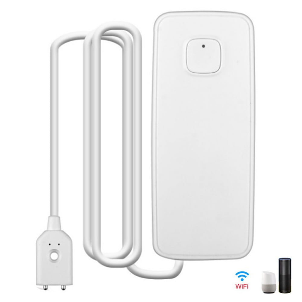 Smart Wifi Water Sensor Leak Detector Alarm IP67 Waterproof App Voice ...