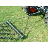 4'x4' Drag Chain Harrow - Multi Action, ATV Hitch- 90"L, 1/2" Tines ...