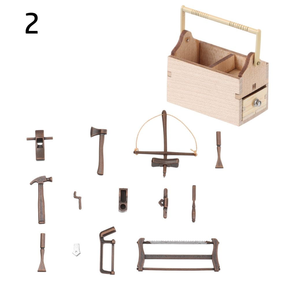 Kids Gift Toys Garden Furniture Decor 1/12 Miniature Dollhouse Tool ...