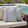 Abstract Gray Outdoor Throw Pillow Covers Set of 2, Rustic Farmhouse ...