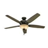 Hunter 60" Valerian Brittany Bronze Ceiling Fan with Light - Walmart.com