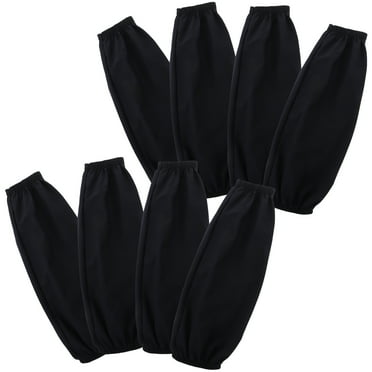 100 Pack White Disposable Plastic Sleeves Waterproof Arm Protection, 18 ...