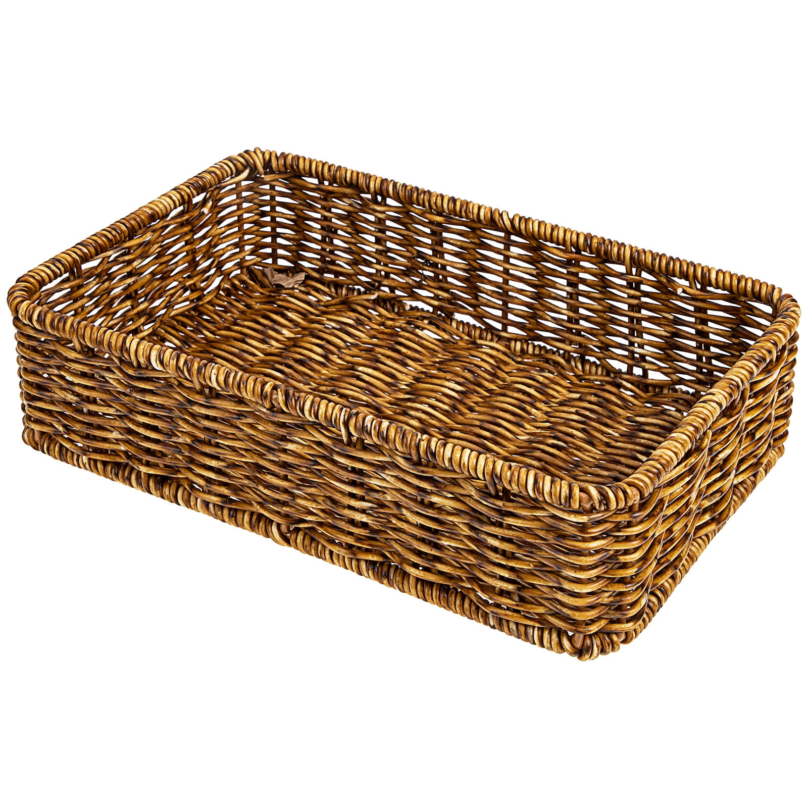 NUOLUX Basket Bread Rattan Serving Storage Basket Bowl Wickerwoven ...