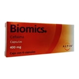 Biomics Cefixima 400 mg 6 cápsulas | Walmart en línea