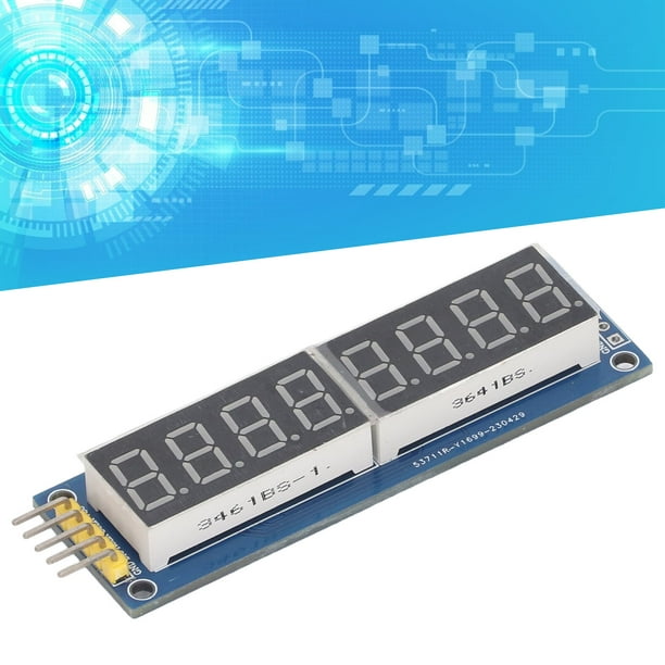 Digital Tube Display Module, Small 8 Segment Display Board Common Anode ...