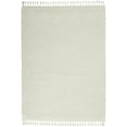 Nourison Diamond Trellis Shag DMT04 Ivory Indoor Area Rug - 5'3 x 7'10 ...