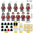 12 Pcs Medieval Knights Mini Figures Building Blocks Toys, Ancient ...