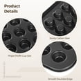 3 Pcs Mini Muffin Pans, 48 Cups/24 Cups/6 Cups, Nonstick Carbon Steel ...