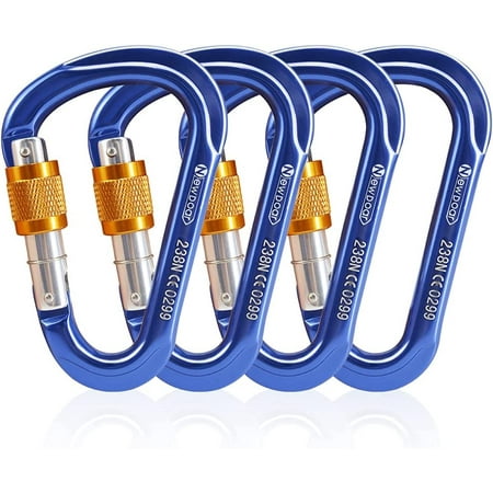 Newdoar Rock Climbing Carabiner 25kN Ultra-Light Mountain Locking ...