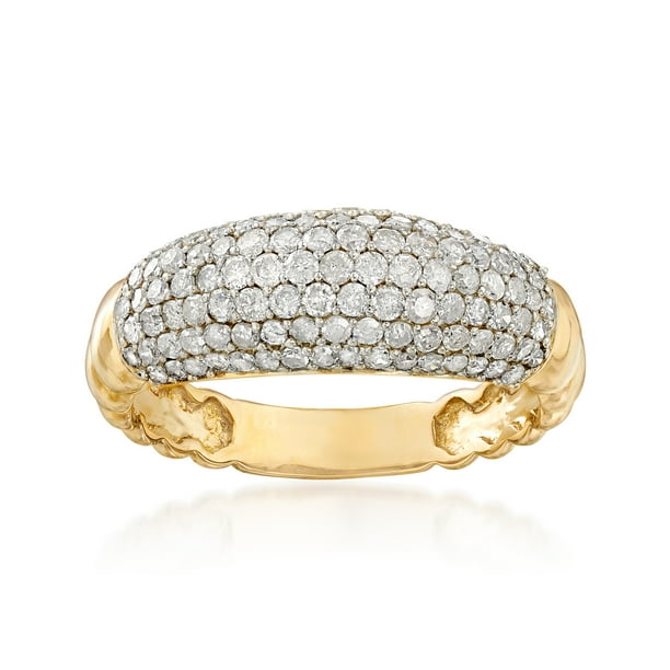 Ross-Simons - Ross-Simons 1.00 ct. t.w. Pave Diamond Ring in 14kt ... Ross-Simons - Ross-Simons 1.00 ct. t.w. Pave Diamond Ring in 14kt ...