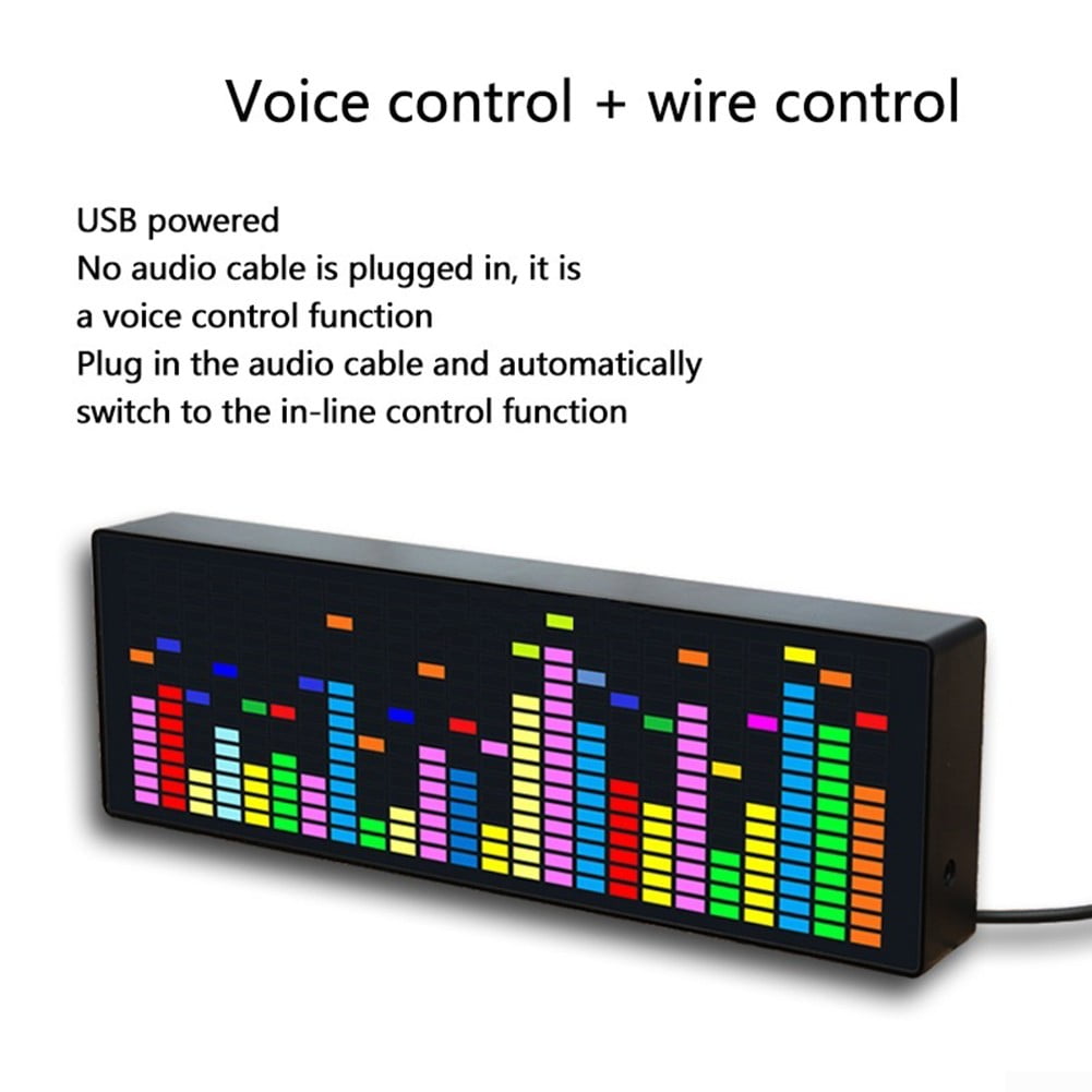 LED Music Audio Spectrum Indicator VU Meter VFD Audio Atmosphere ...