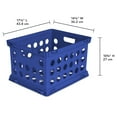 Sterilite File Crate Cobalt Crush - Walmart.com