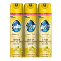 Pledge® Expert Care™ Lemon Enhancing Polish, Aerosol, Lemon, 9.7 oz ...