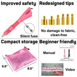 Worthofbest Bedazzler Kit, Electric Hotfix Rhinestone Applicator, Arts ...