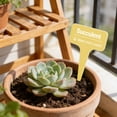 100-Pack T-Type Herb Markers, Waterproof Plastic Plants Labels for ...