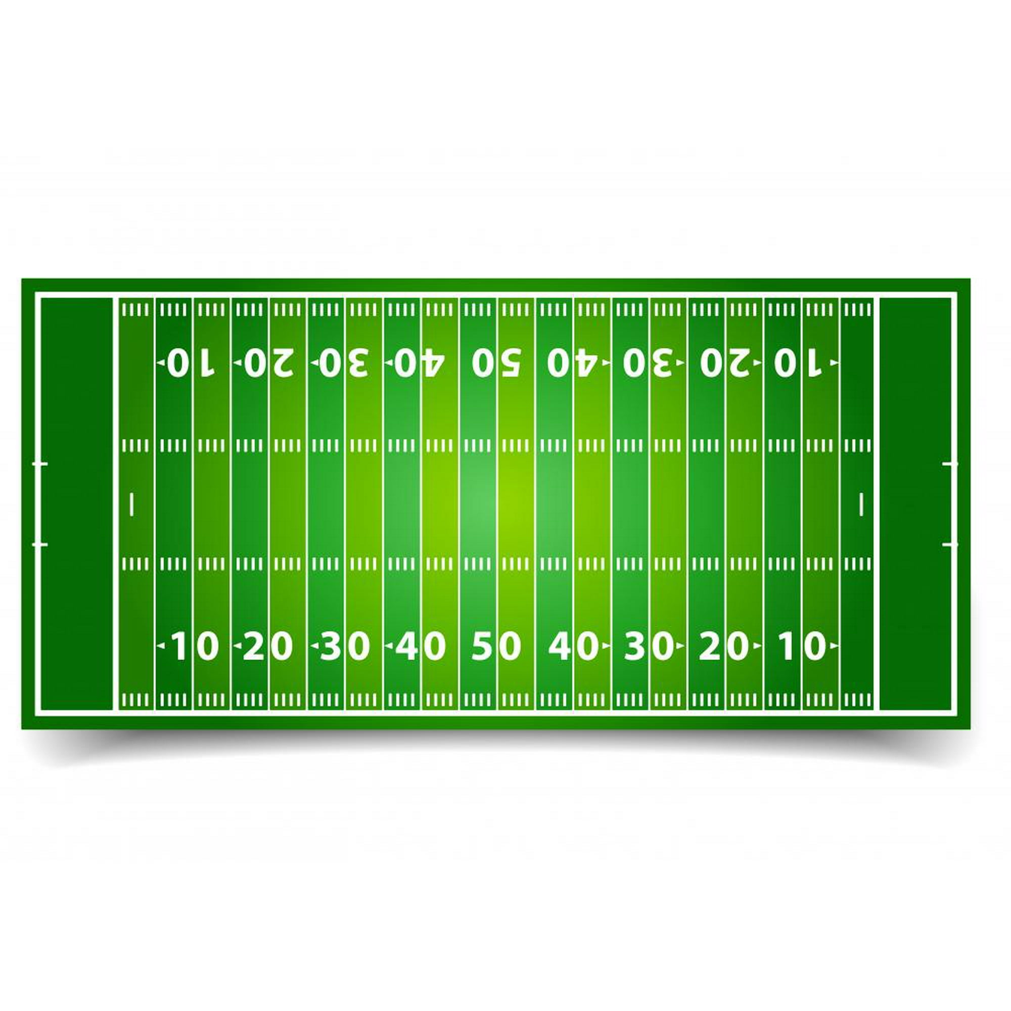 American Football Field Graphic