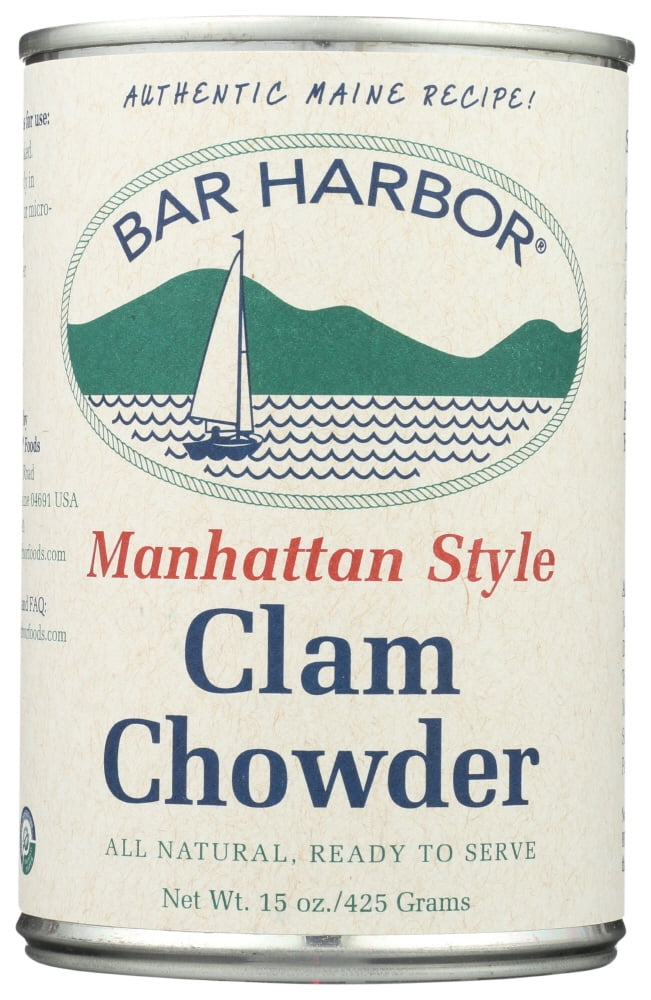 Bar Harbor Ready to Serve Manhattan Style Clam Chowder, 15 oz - Walmart.com