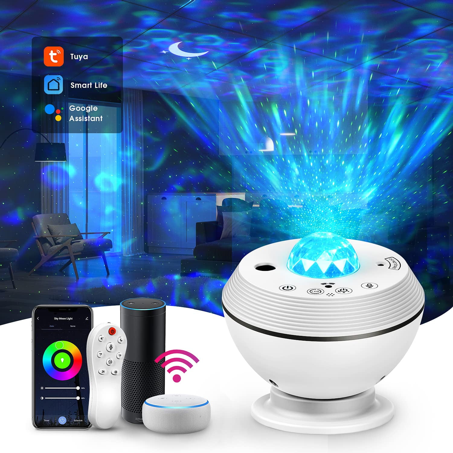 Click here for Amdohai Led Alexa Proyector Estrellas  Luz Nocturn... prices