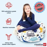 Creative QT Stuff ’n Sit Large 33’’ Bean Bag Storage Cover for Stuffed ...