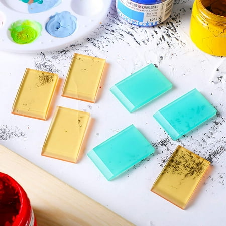 20 Pieces Mini Squeegees Screen Printing Squeegee Rubber Squeegee ...