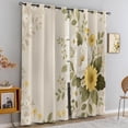 Boho Style Blackout Curtains Curtain Panels for Living Room Bedroom ...