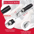 Anglekai 2Pcs Tire Repair Patch Tools, Strong Tire Patch Roller/Tire ...