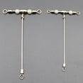 10Pcs Fishing Swivels Connectors, Steel Barrels Fishing Swivels with ...
