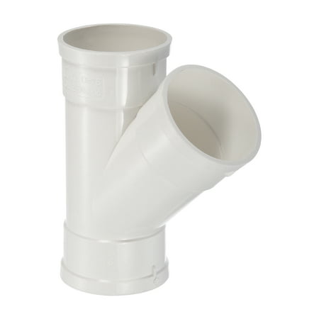 Uxcell Duct Hose Connector 3 Ways Wye Pipe Splitter, 3 Inch, White ...