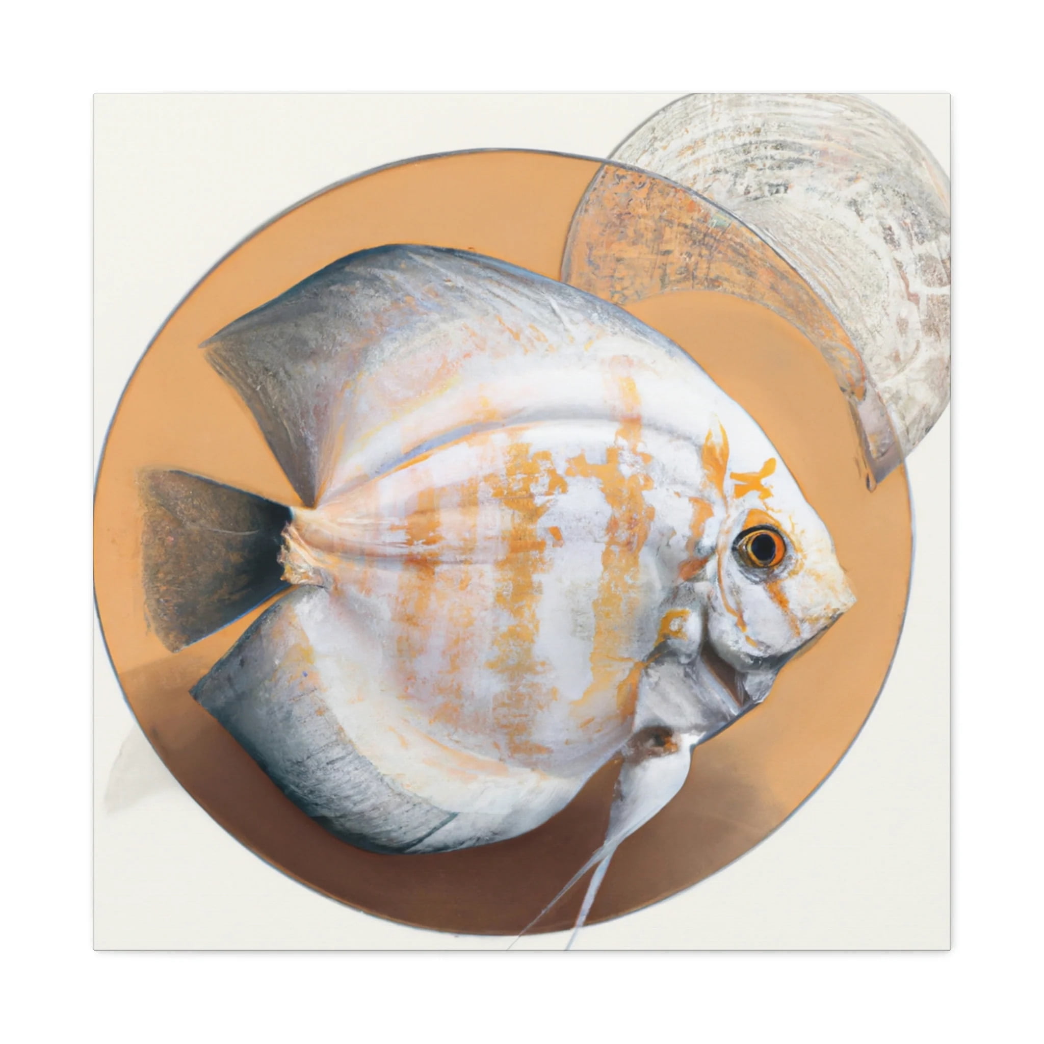 Discus in Magnificent Splendor - Canvas - Walmart.com