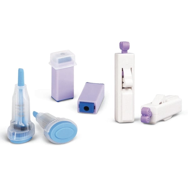 Medline Safety Lancets, 21 Gauge x 2.2mm, Blue/Orange, Case Of 200 ...