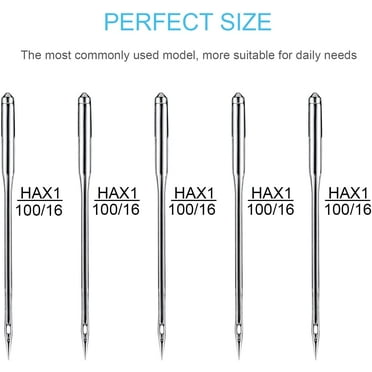 Singer Assorted Heavy Duty Sewing Machine Needles for Denim & Leather ...