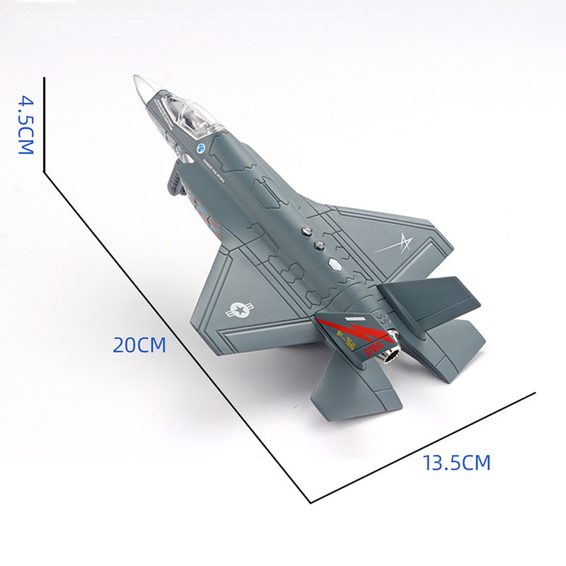 Cre-Heaven F35 Stealth Fighter Airplane Model for Kids Toys Mlitary ...